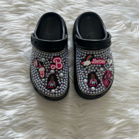 CROCS | Shoes | Barbie Crocs For A Little Girl They Are A Size 2 | Poshmark